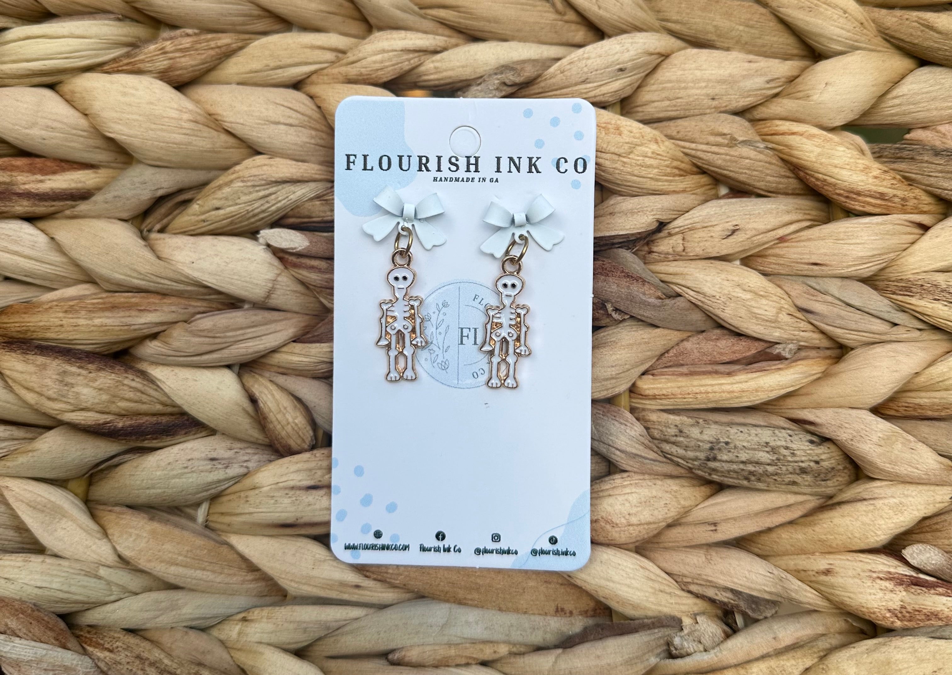 Skeleton Dangles – Flourish Ink Co